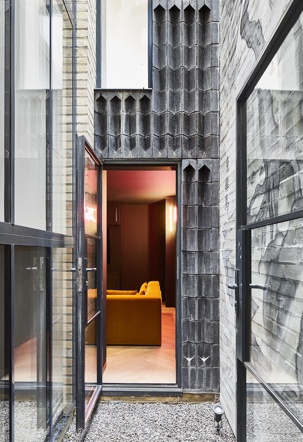 Ketley Brick Case Study - textured brickwork extension